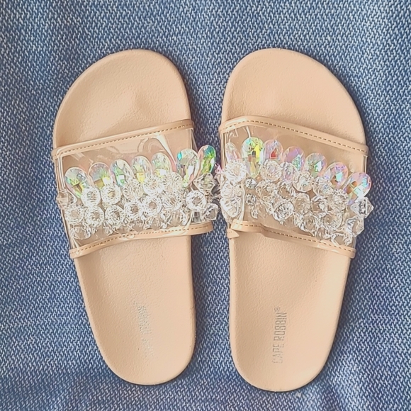 Cape Robbin | Shoes | Nws Cape Robbin Boho Rhinestone Slides Womens 9 ...